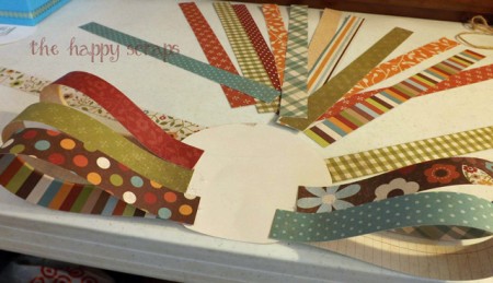 Paper Feathered Turkey - The Happy Scraps