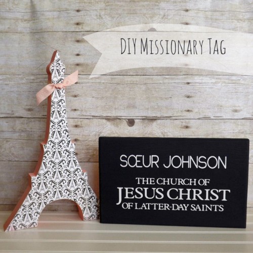 DIY Missionary Tag Gift - The Happy Scraps