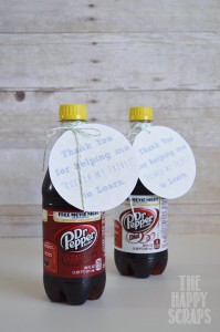 Teacher Appreciation Gift - Favorite Drink - The Happy Scraps