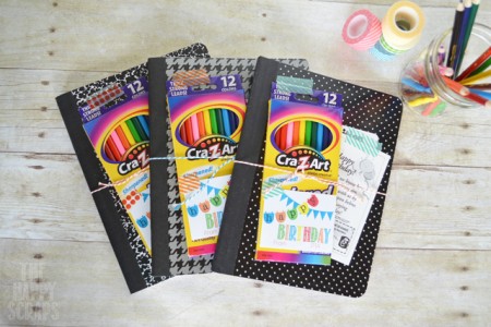 Student Birthday Gifts with Printable - The Happy Scraps