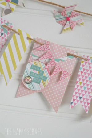 Fun Spring Banner - The Happy Scraps