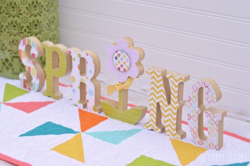 Spring Letter Set - The Happy Scraps