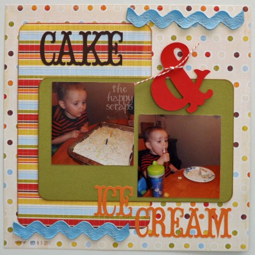 3-Page Birthday Layout - The Happy Scraps