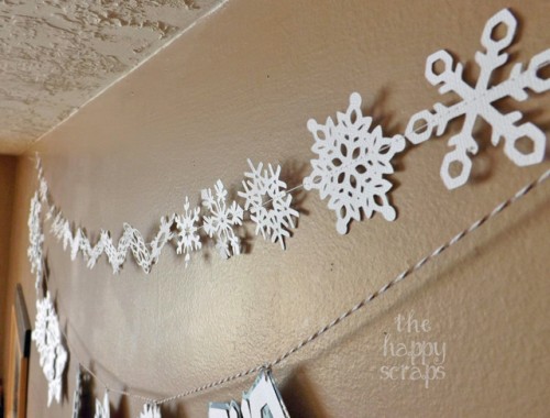 Snowflake Banner - The Happy Scraps