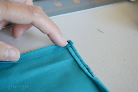 30 Minute Draw String Bag Tutorial - The Happy Scraps
