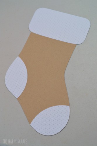Paper Stocking Decor Tutorial - The Happy Scraps