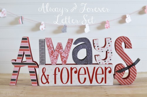 Always & Forever Letter Set - The Happy Scraps