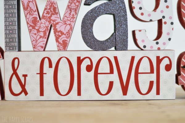 Always & Forever Letter Set - The Happy Scraps