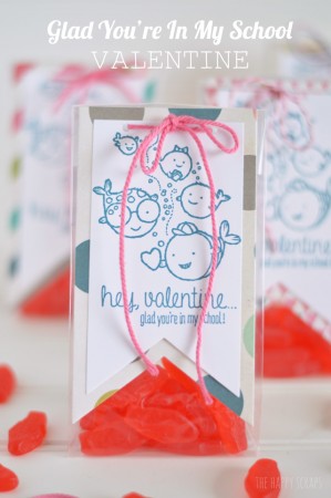 Glad You're In My School - Valentine - The Happy Scraps