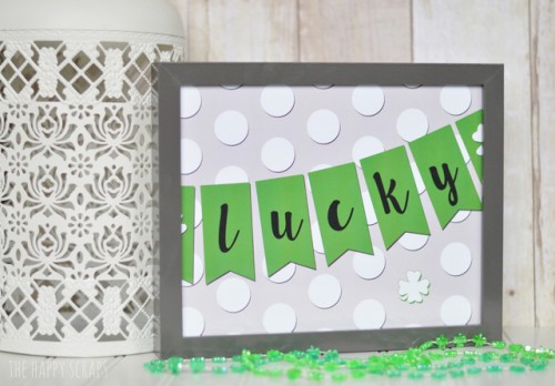 St. Patrick's Day - Lucky Printable - The Happy Scraps