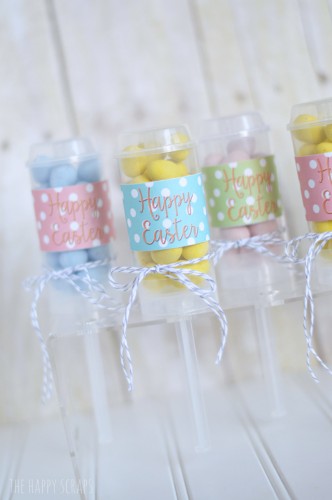 Easter Push Pop Treats - The Happy Scraps
