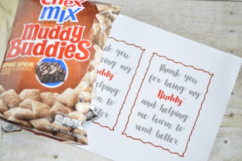 Muddy Buddy Teacher Gift - The Happy Scraps