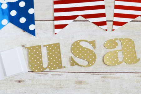 USA Patriotic Banner - The Happy Scraps