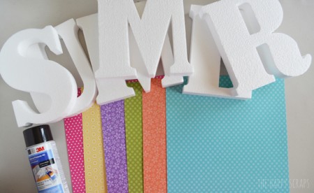 Bright Summer Letters - The Happy Scraps