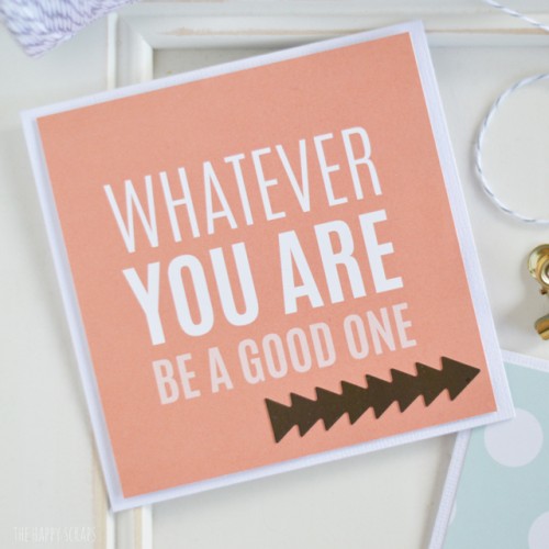 Simple DIY Home Cards - The Happy Scraps