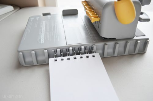 DIY Mini Notebooks - The Happy Scraps
