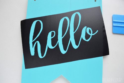 Hello Front Door Sign - The Happy Scraps