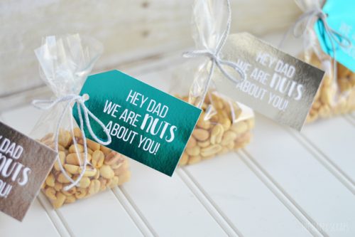 Foiled Father's Day Gift Tags - The Happy Scraps
