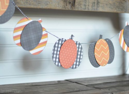 Pumpkin Halloween Banner - The Happy Scraps