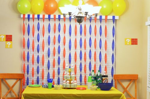 Video Game Birthday Party - The Happy Scraps