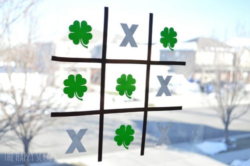 St. Patrick's Day Tic Tac Toe - The Happy Scraps