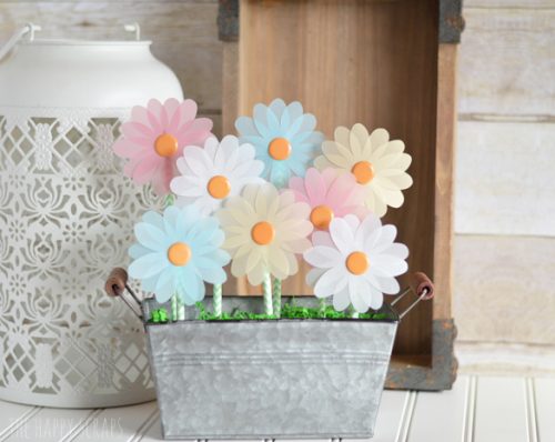Spring Paper Flower Bouquet - The Happy Scraps