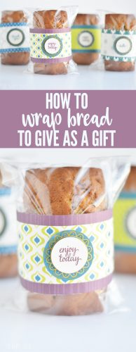 How to Wrap Bread to Give as a Gift - The Happy Scraps