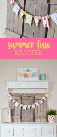 Summer Fun Banner - The Happy Scraps