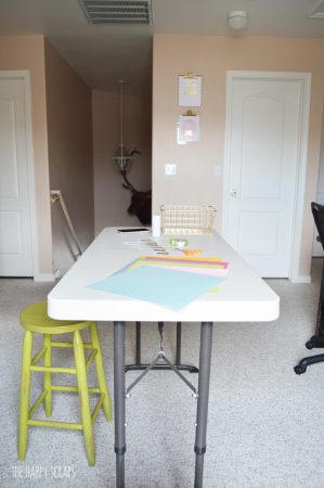 Cute & Functional Craft Room on a Budget - The Happy Scraps