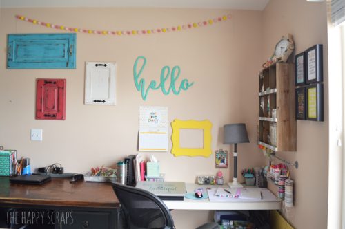 Cute & Functional Craft Room on a Budget - The Happy Scraps
