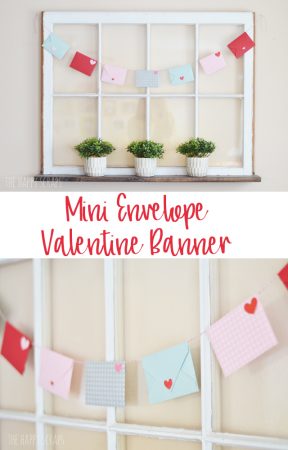 Mini Envelope Valentine Banner - The Happy Scraps