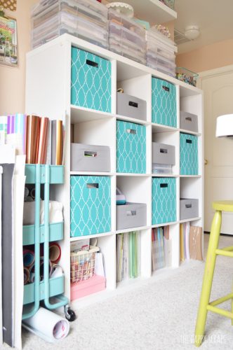 Cute & Functional Craft Room on a Budget - The Happy Scraps