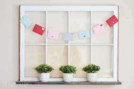 Mini Envelope Valentine Banner - The Happy Scraps