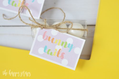 Bunny Tails Easter Favor - The Happy Scraps
