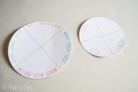 Draw & Cut Chore Chart with Curved Text in Cricut Design Space - The ...