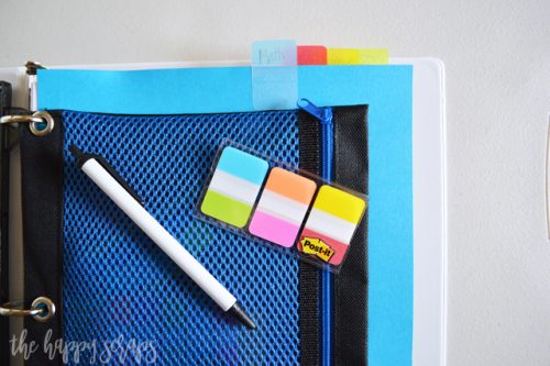 Simple Organization Binder for High School Students - The Happy Scraps