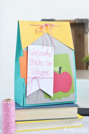 Back to School Teacher Gift Bag with Cricut - The Happy Scraps