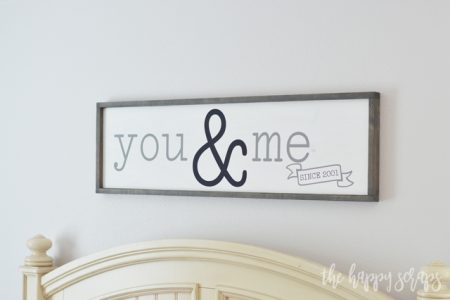 Master Bedroom Sign with Cricut EasyPress 2 - The Happy Scraps