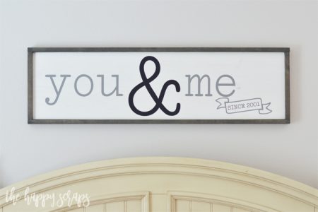 Master Bedroom Sign with Cricut EasyPress 2 - The Happy Scraps