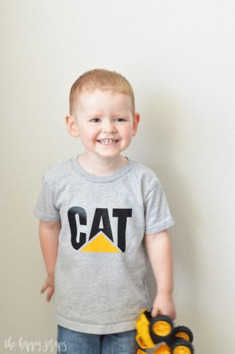 DIY Toddler CAT Shirt - The Happy Scraps