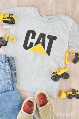 DIY Toddler CAT Shirt - The Happy Scraps