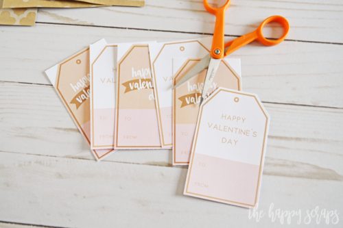 Happy Valentine's Day Gift Tags - The Happy Scraps