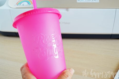 Color Changing Vinyl on Color Changing Cup - The Happy Scraps
