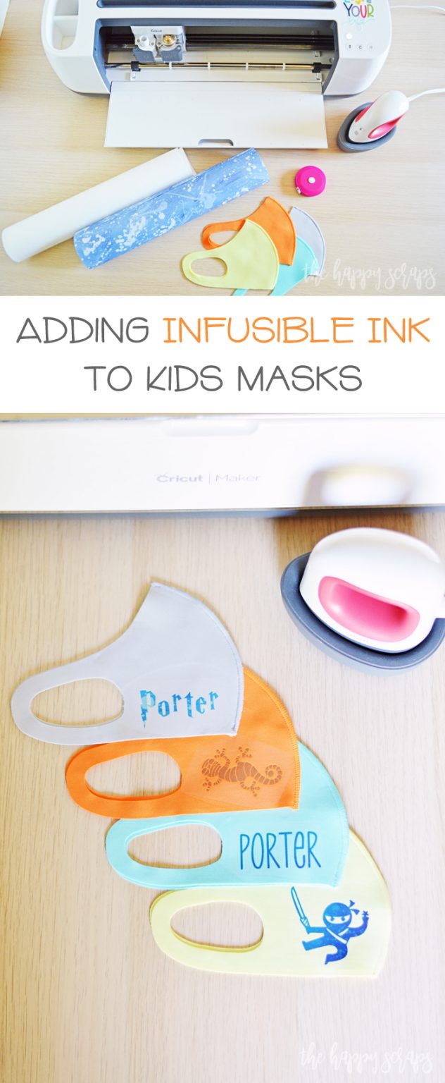 Adding Infusible Ink to Kids Masks - The Happy Scraps