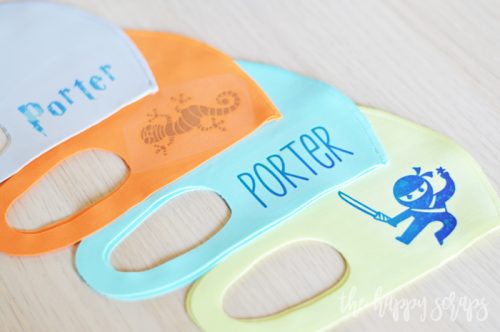 Adding Infusible Ink to Kids Masks - The Happy Scraps