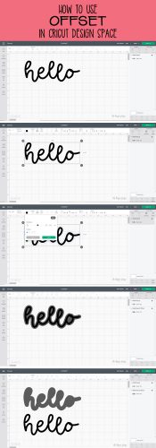 How to Use Offset in Cricut Design Space - The Happy Scraps