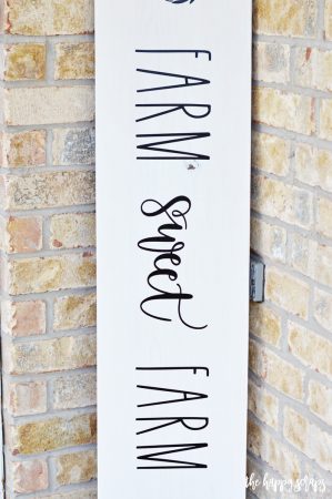 Farm Sweet Farm Front Porch Sign with the Cricut Maker 3 - The Happy Scraps